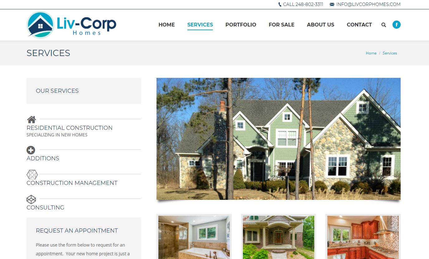 Liv-Corp Homes - CLDO Consulting, LLC - Kalamazoo, Portage - Website ...